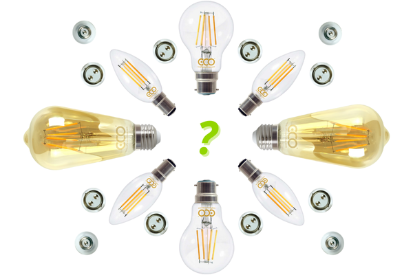 Guide to Light Bulb Shapes and Fitting Types – Eco Power Shop Ltd