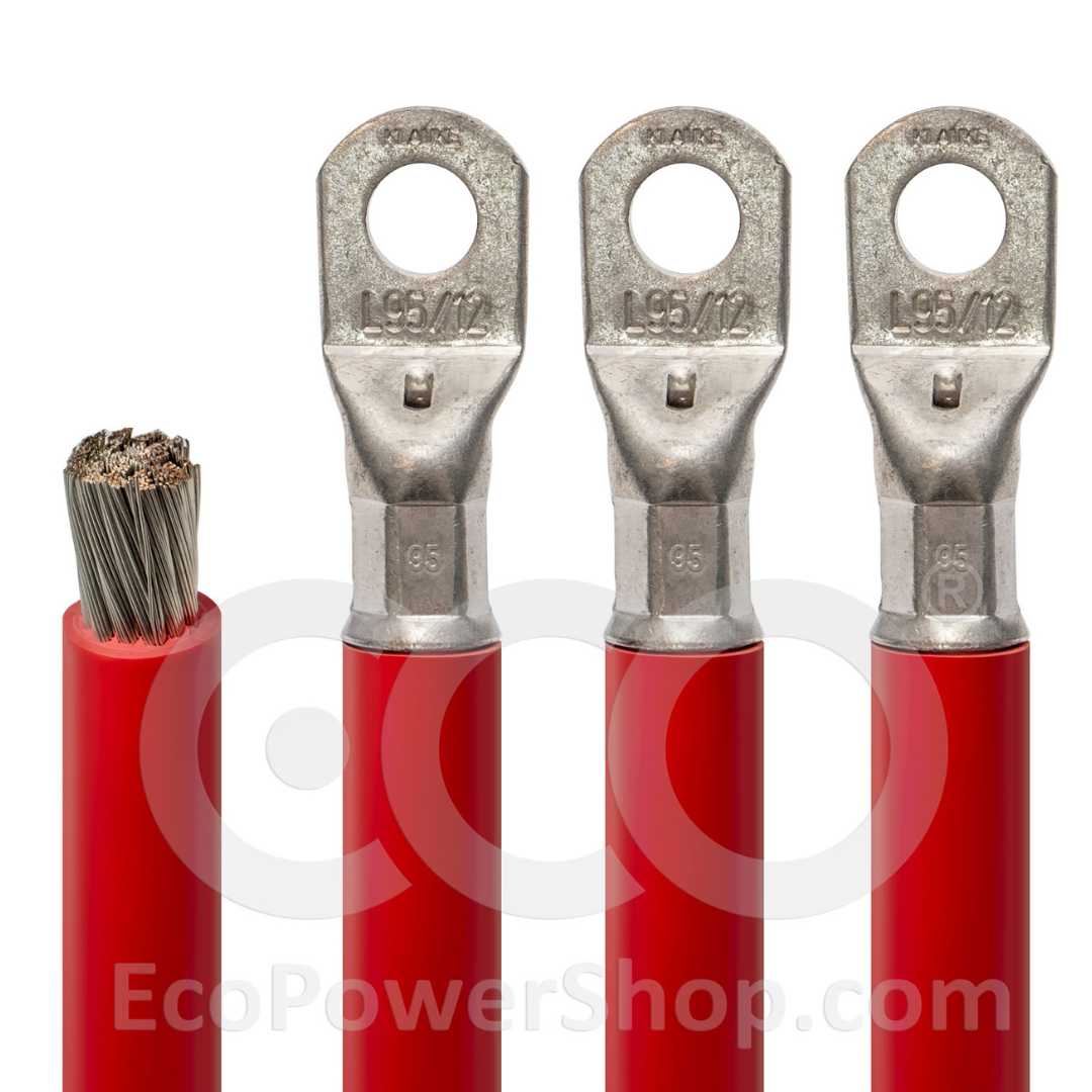 Made-to-Order 120 sq.mm (~4/0 AWG) Tinned Marine RED Battery Cable ...