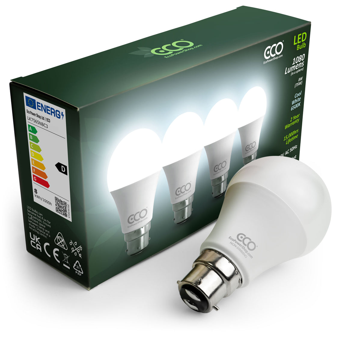 LED Bayonet Light Bulbs | ECO Bulbs – Eco Power Shop Ltd